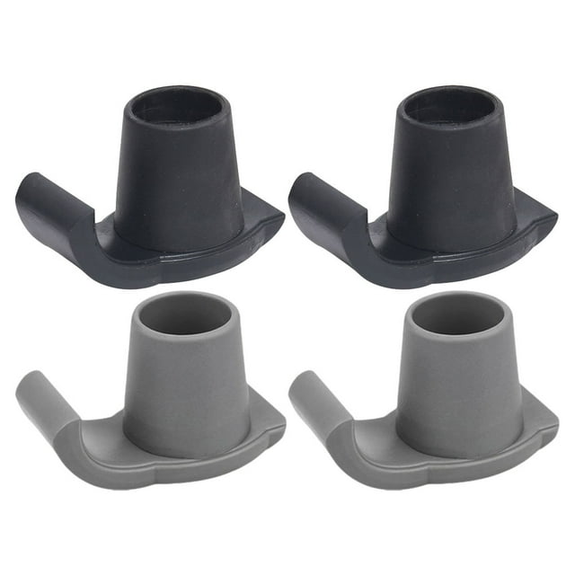 Walker Foot Pads with Comfortable Rubber Glides for Seniors 4pcs Fits ...