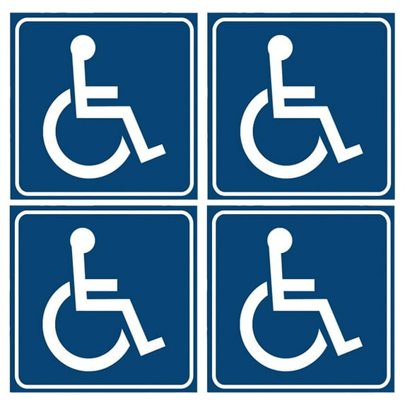 Zehuanyu 4 Pcs Warning Signs Stickers Mobility Scooter Covers Magnetic ...