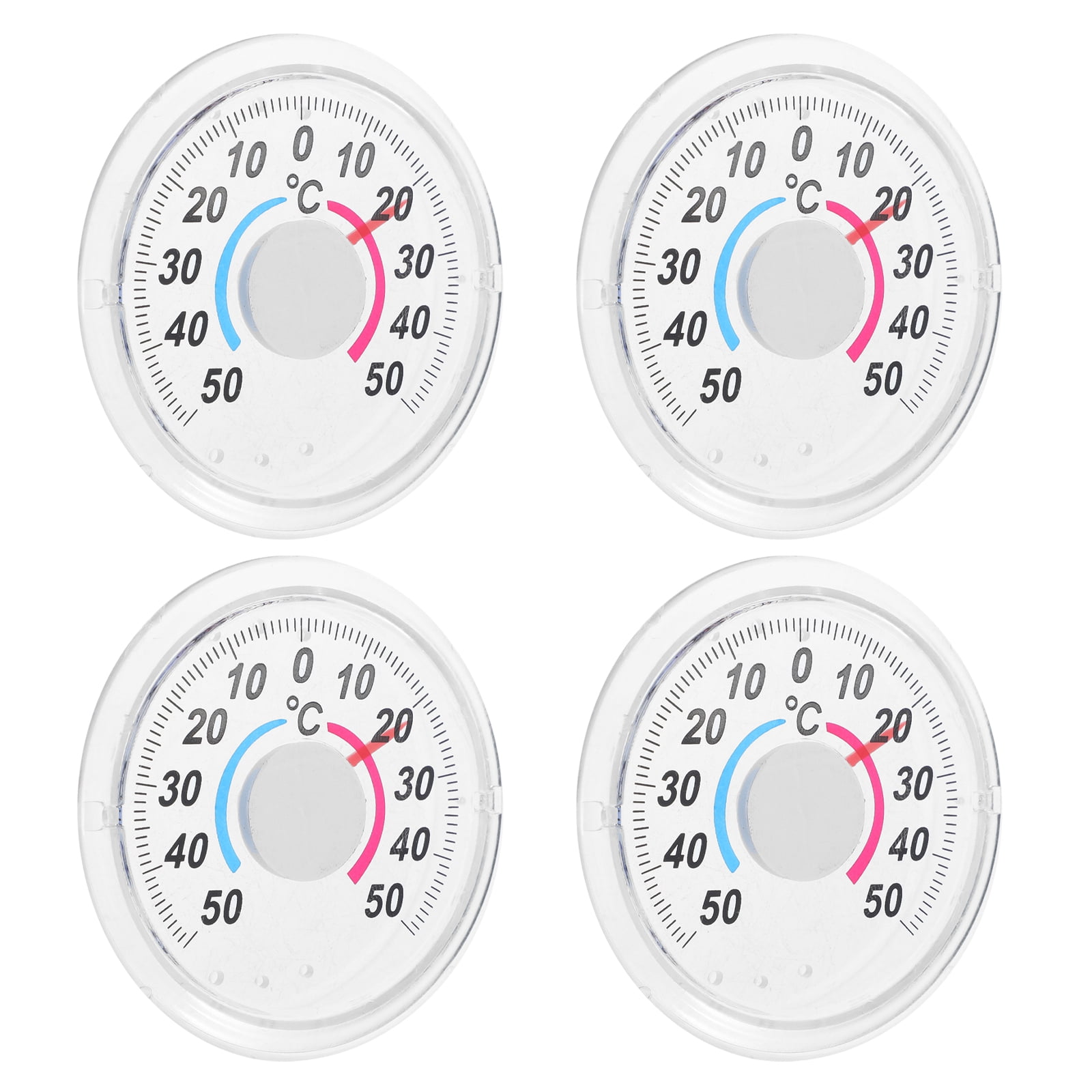 Zehuanyu 4 Pcs outside Temperature Gauge Waterproof Thermometer Outdoor ...
