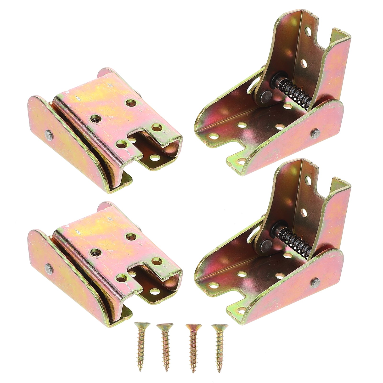 Zehuanyu 4 Sets 90 Degree Self-Locking Folding Hinges Cabinet Doors ...