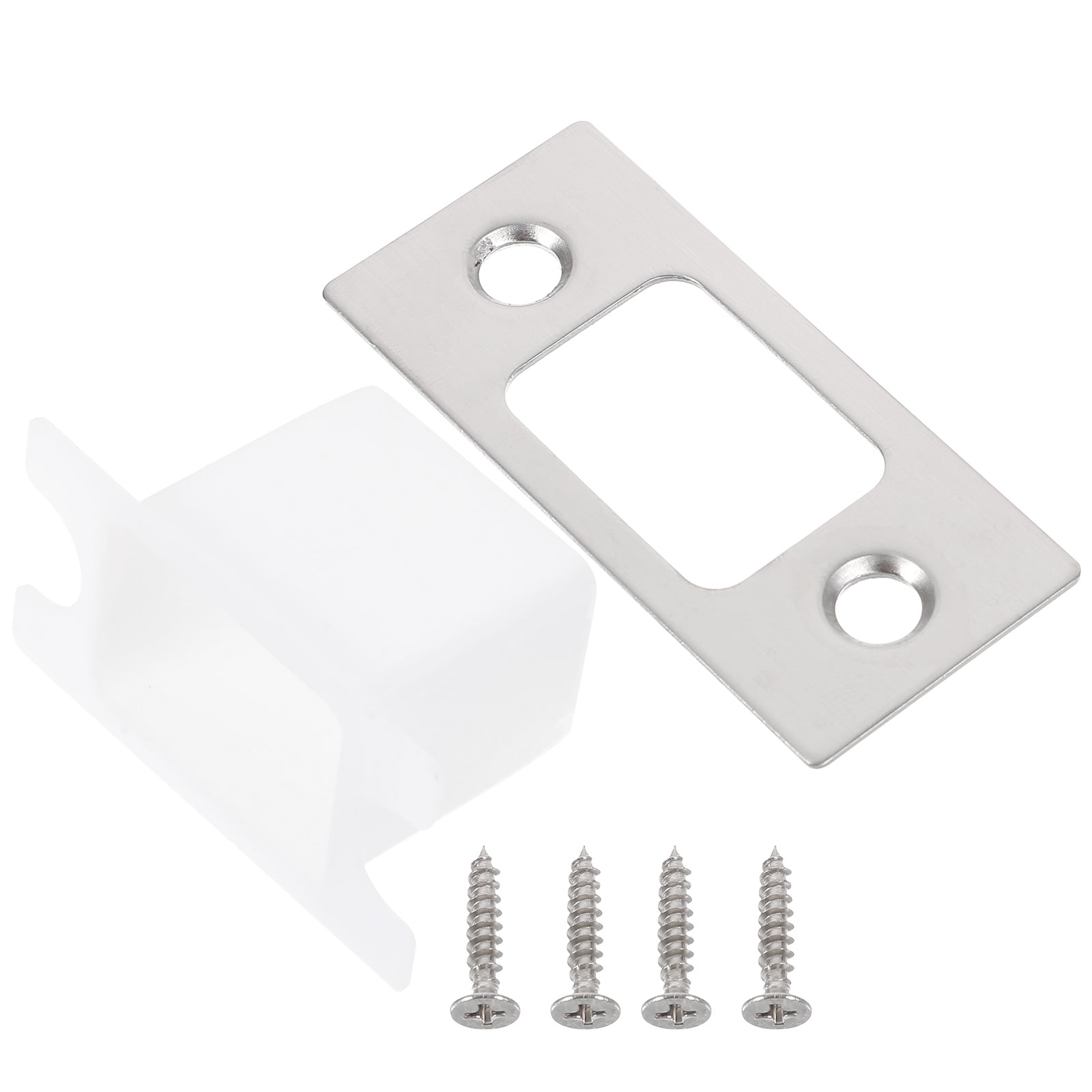 HEMOTON 4 Sets Door Reinforcement Plates Deadbolt Cover Stainless Steel ...