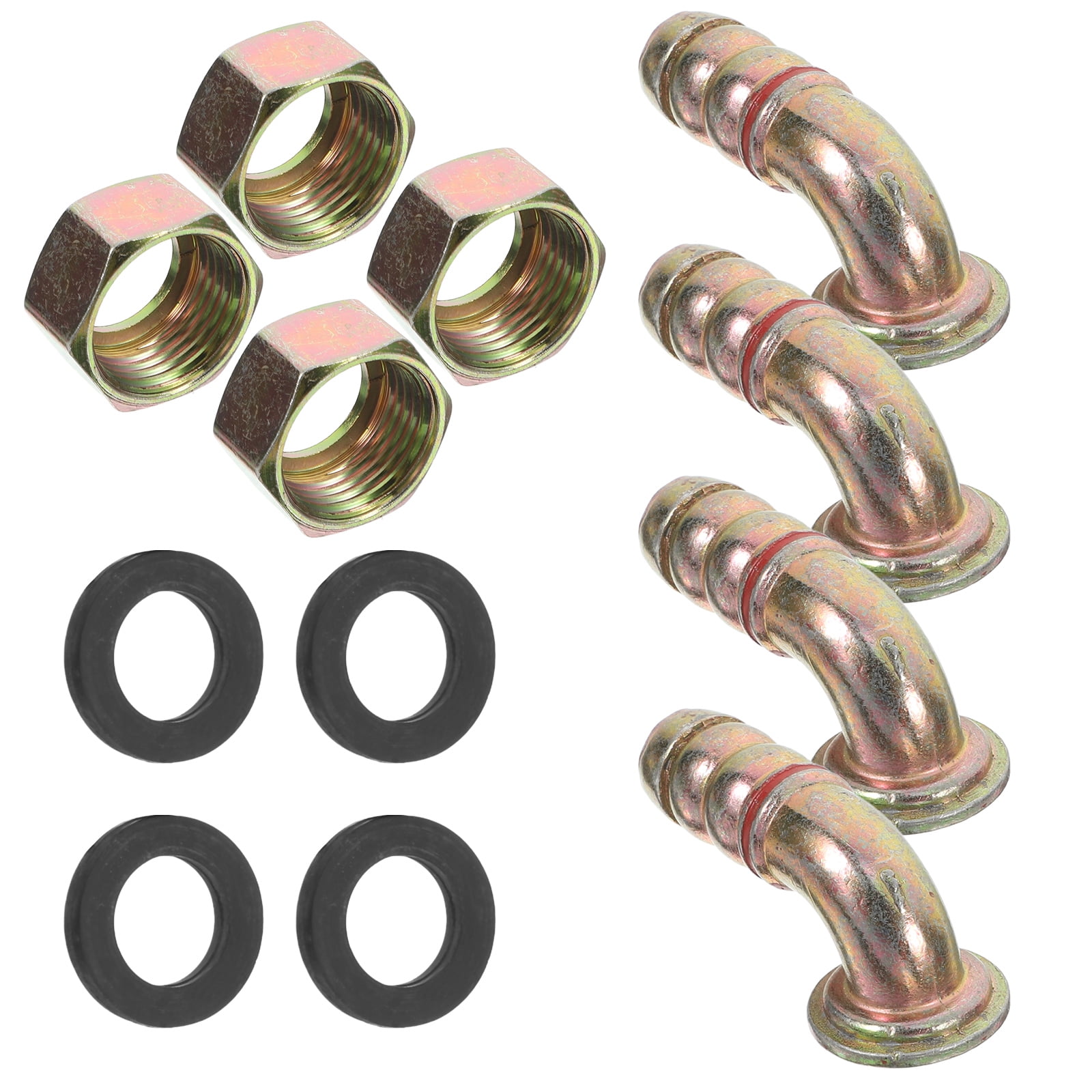 Zehuanyu 4 Sets Universal Joint Hose Gas Quick Connect Line Large Flow ...