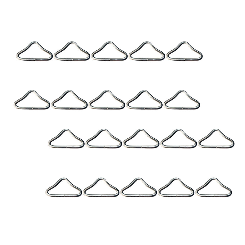 Zehuanyu 40 Pcs Heavy Duty Triangle Ring Locking Carabiner Wall Hanging ...