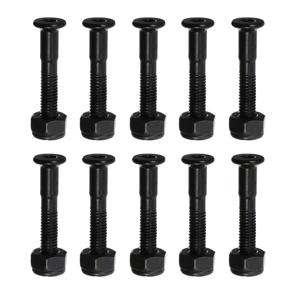 Zehuanyu 40 Sets Skateboard Bridge Studs Screws and Nuts Fixing Kit ...