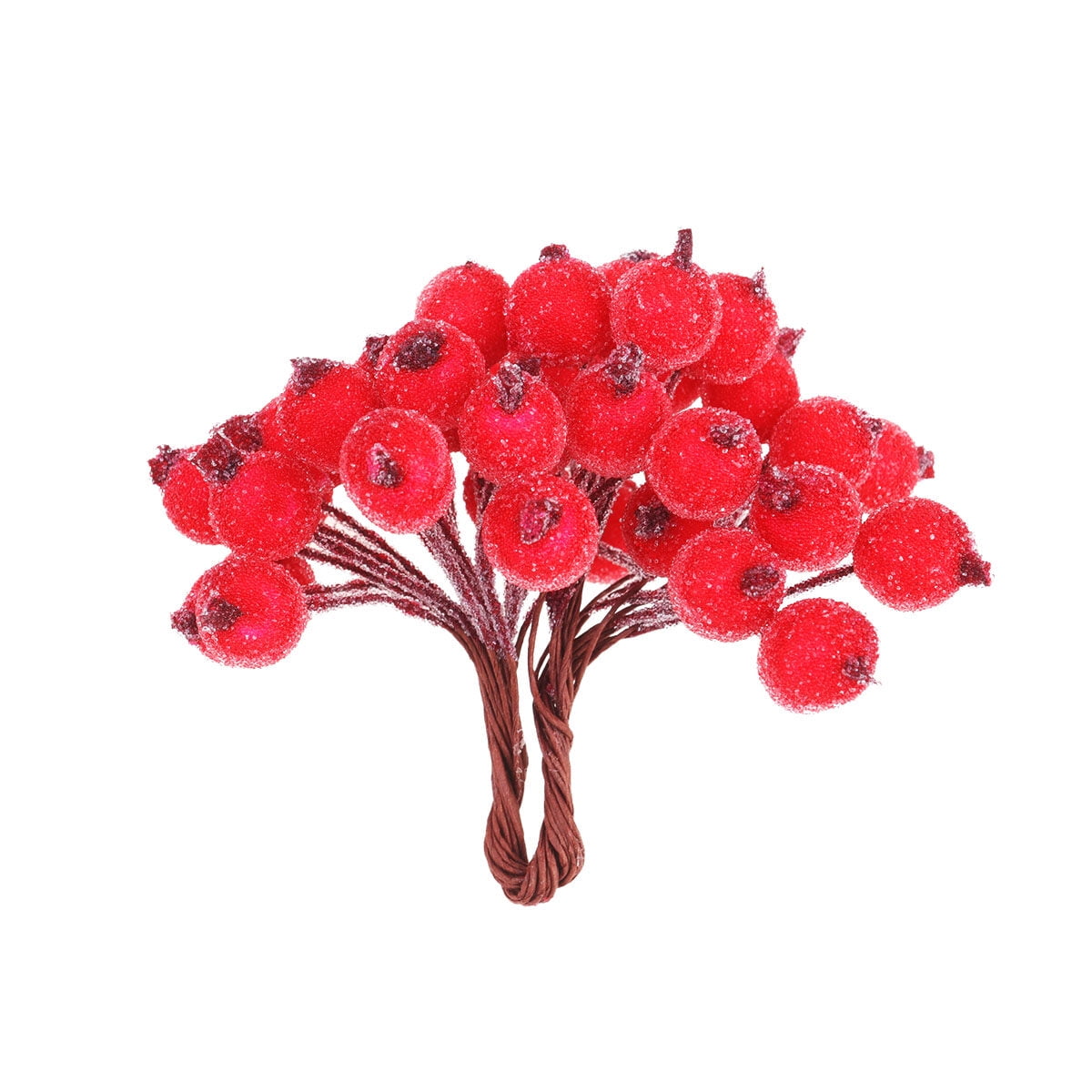 Zehuanyu 400 Pcs Berries Ornaments for Christmas Tree Centerpieces Red ...