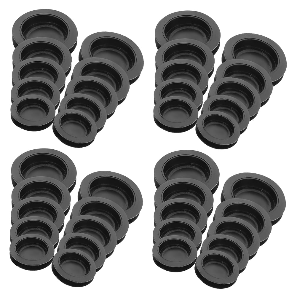 Zehuanyu 40pcs Rubber Bottom Stoppers for Banks, Replacement Saving Box ...