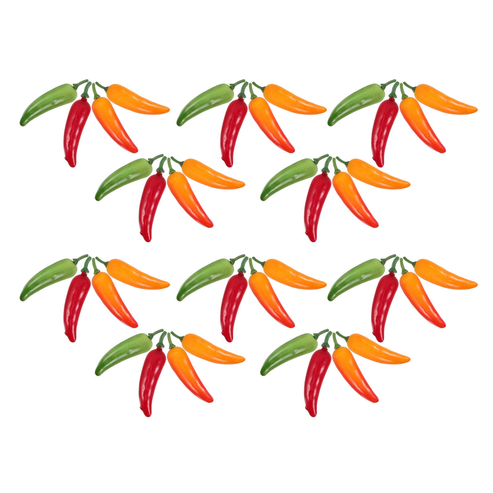 Zehuanyu 40pcs Lifelike Fake Chili Peppers Realistic Artificial Pepper ...