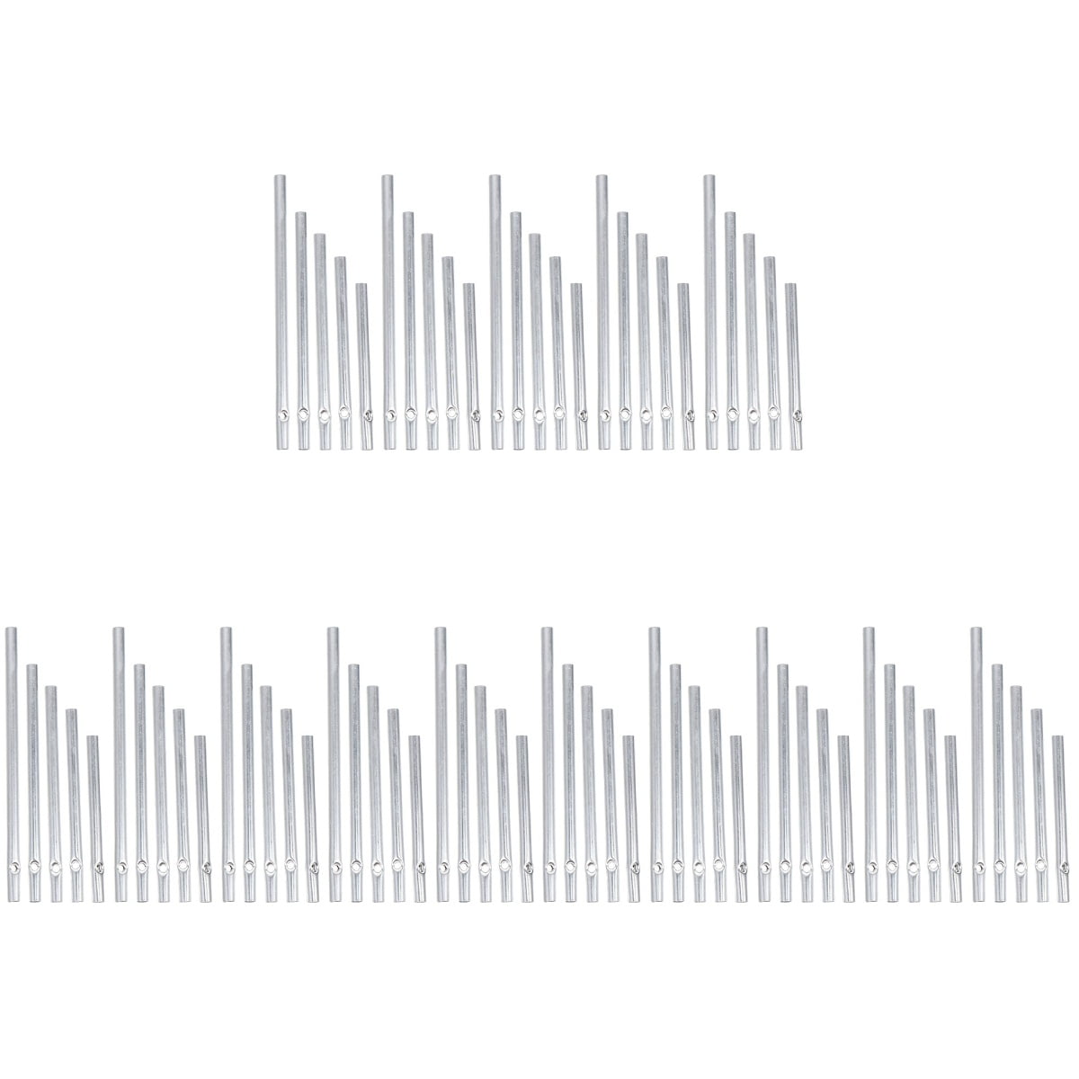 Zehuanyu 45 PCS Different Length Wind Chime Tubes DIY Aluminium Tone ...
