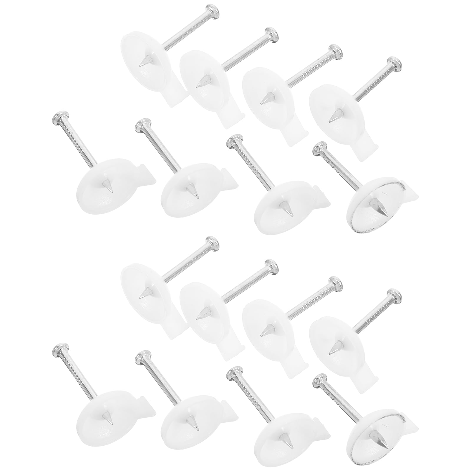 DEEPCRAFF Flat Cable Clips Wall Nails Steel 45pcs For Securing Wall ...