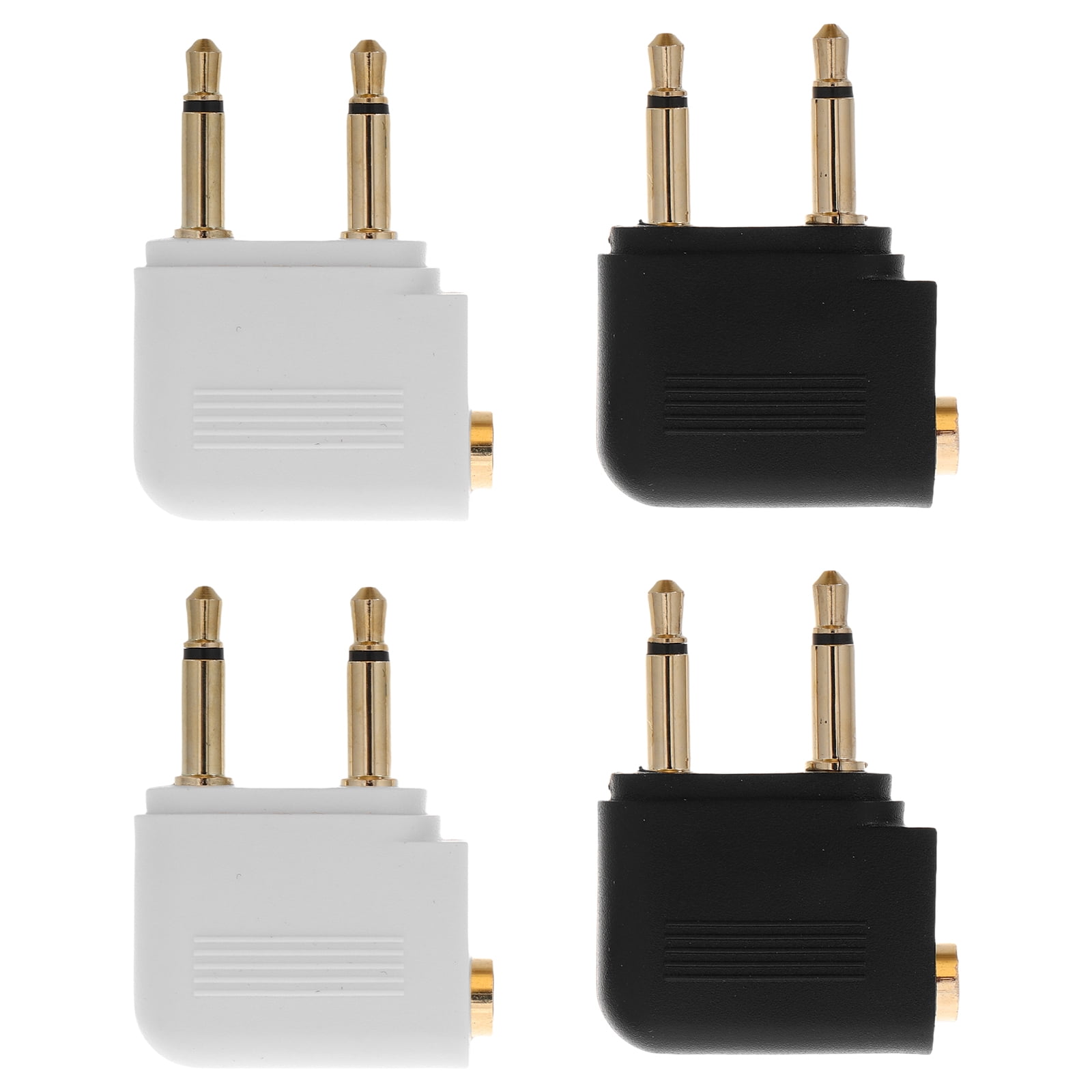 Zehuanyu 4PCS Airplane Audio Jack Adapter Gold Plated Airplane ...