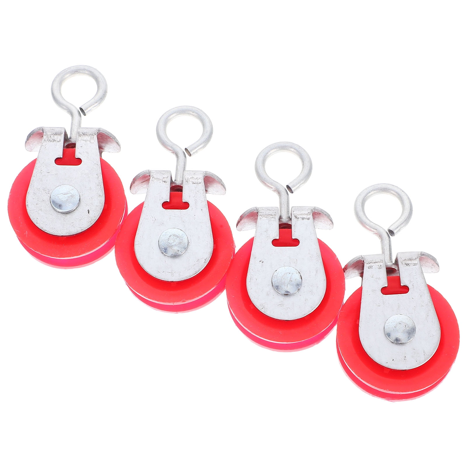 Zehuanyu 4PCS Universal Farm Pulley Wheels Heavy Duty Pulley Traction ...