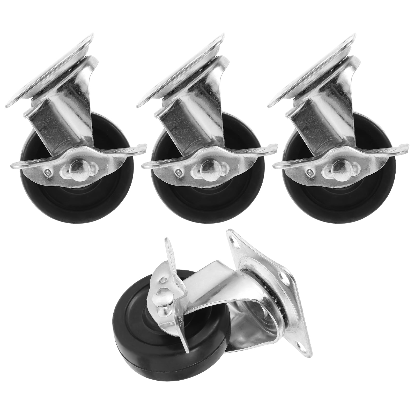 Zehuanyu 4Pcs Cart Replacement Wheels Laundry Rack Caster Wheels Home ...