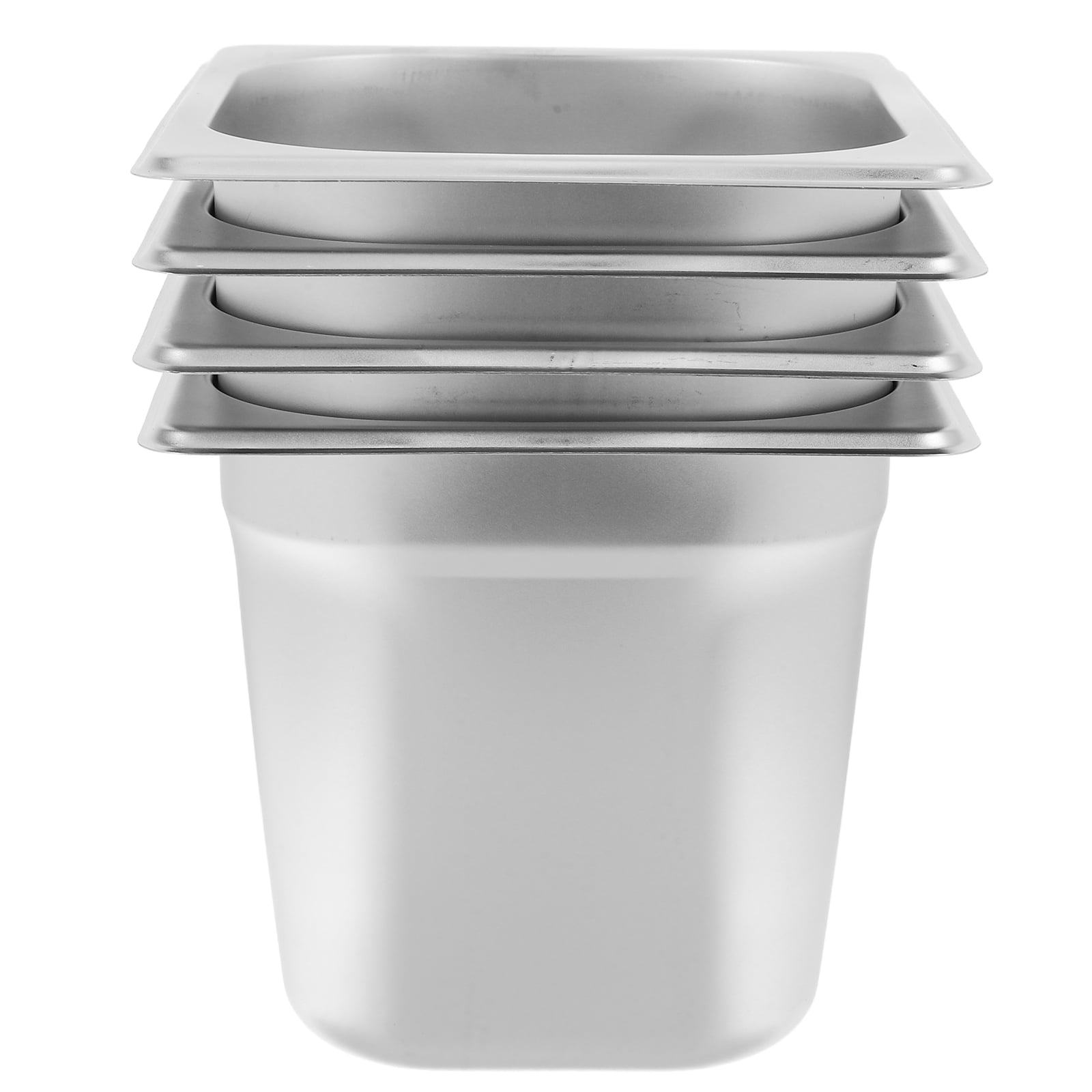 Zehuanyu 4Pcs Half Size Hotel Pans Deep Stainless Steel Steam Table Pan ...