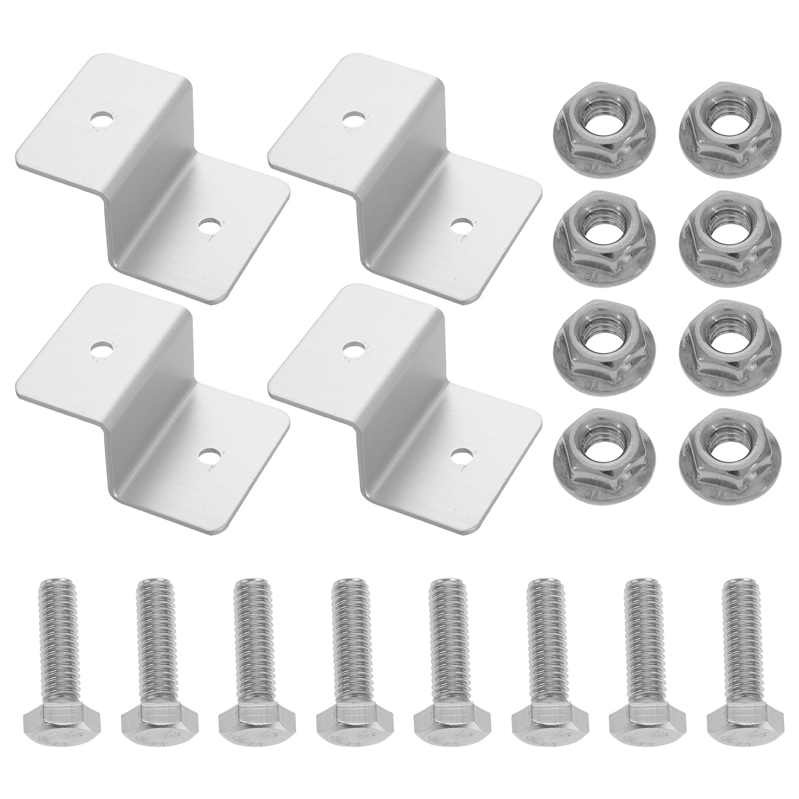 Zehuanyu 4Pcs Solar Panel Mounting Z Bracket Rv Solar Panel Mount ...