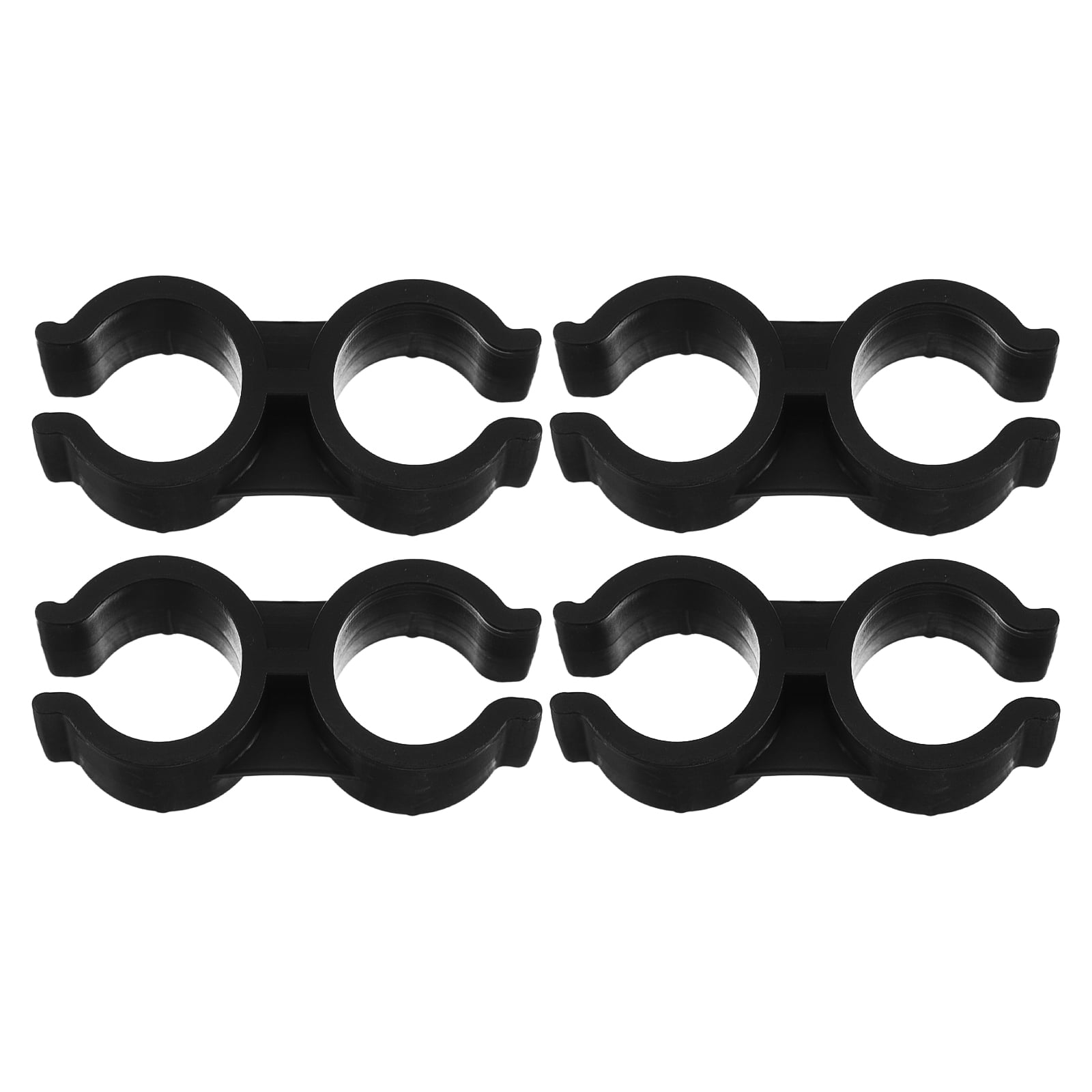 Zehuanyu 4pcs Double Pipe Clamp Pipe Clamp Connection Plastic Shelf ...