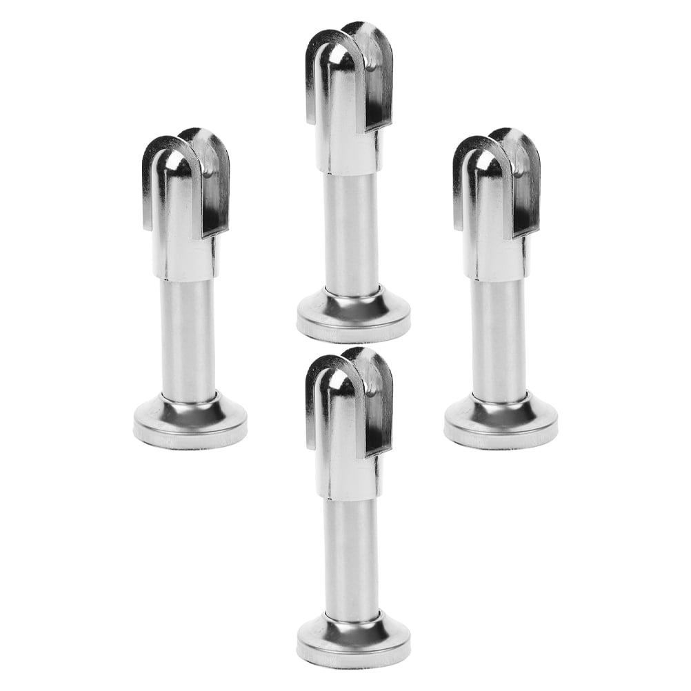 Zehuanyu 4pcs Restroom Partition Support Foot Stainless Steel Bathroom ...