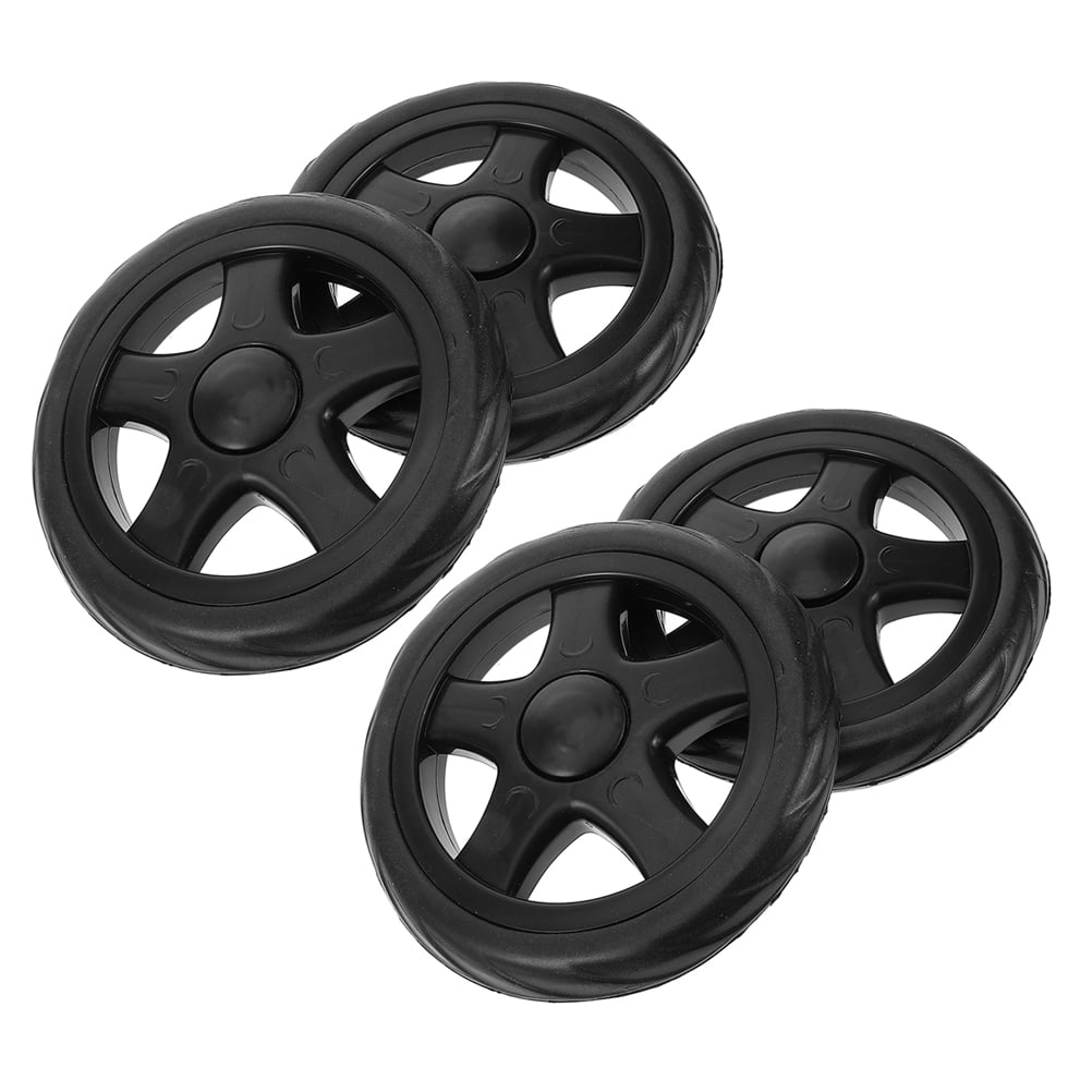 Zehuanyu 4pcs Shopping Cart Wheels Replacement Plastic Wheels Trolley ...