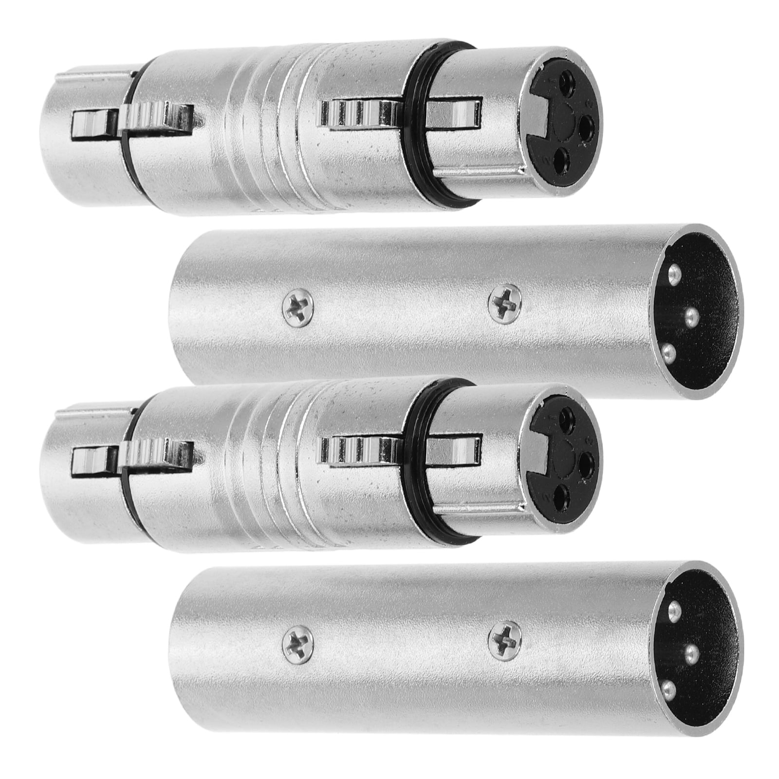Zehuanyu 4pcs XLR Adapter XLR Male to Male Connectors Female to Female ...
