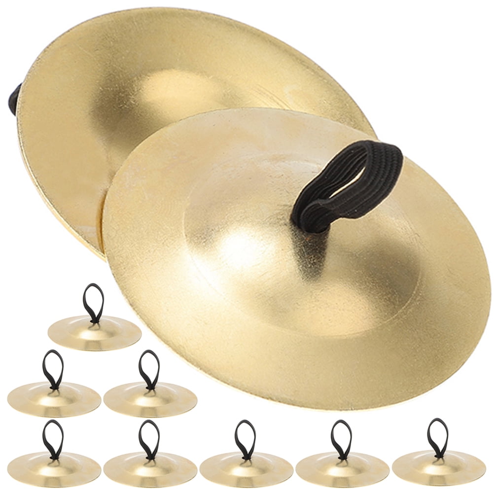 Zehuanyu 5 Pairs Cymbal Stand Belly Dancing Finger Cymbals Hand Kids ...