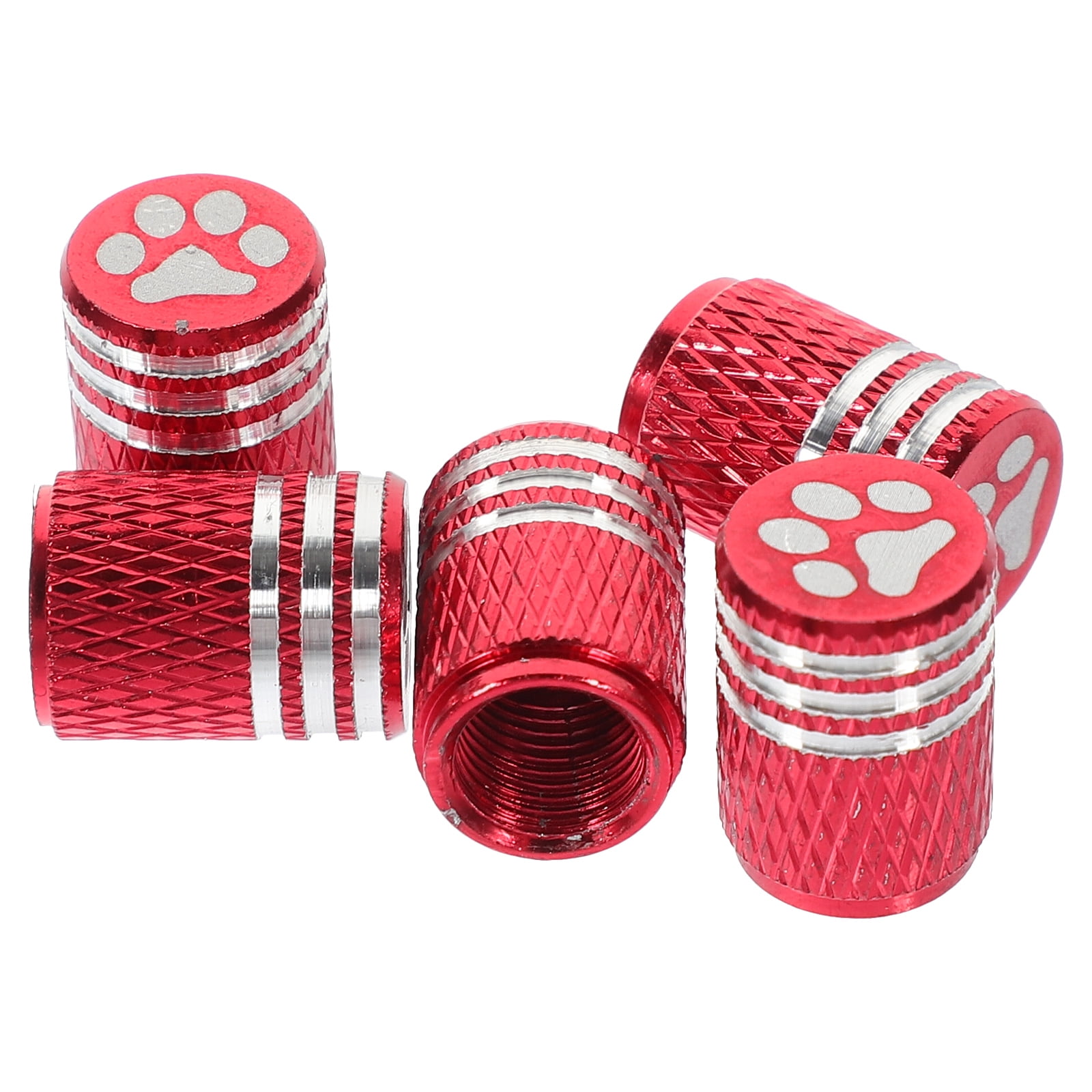 Zehuanyu 5 Pcs Caps for Car Tyres Motorcycle Tire Valve Stem Chrome ...