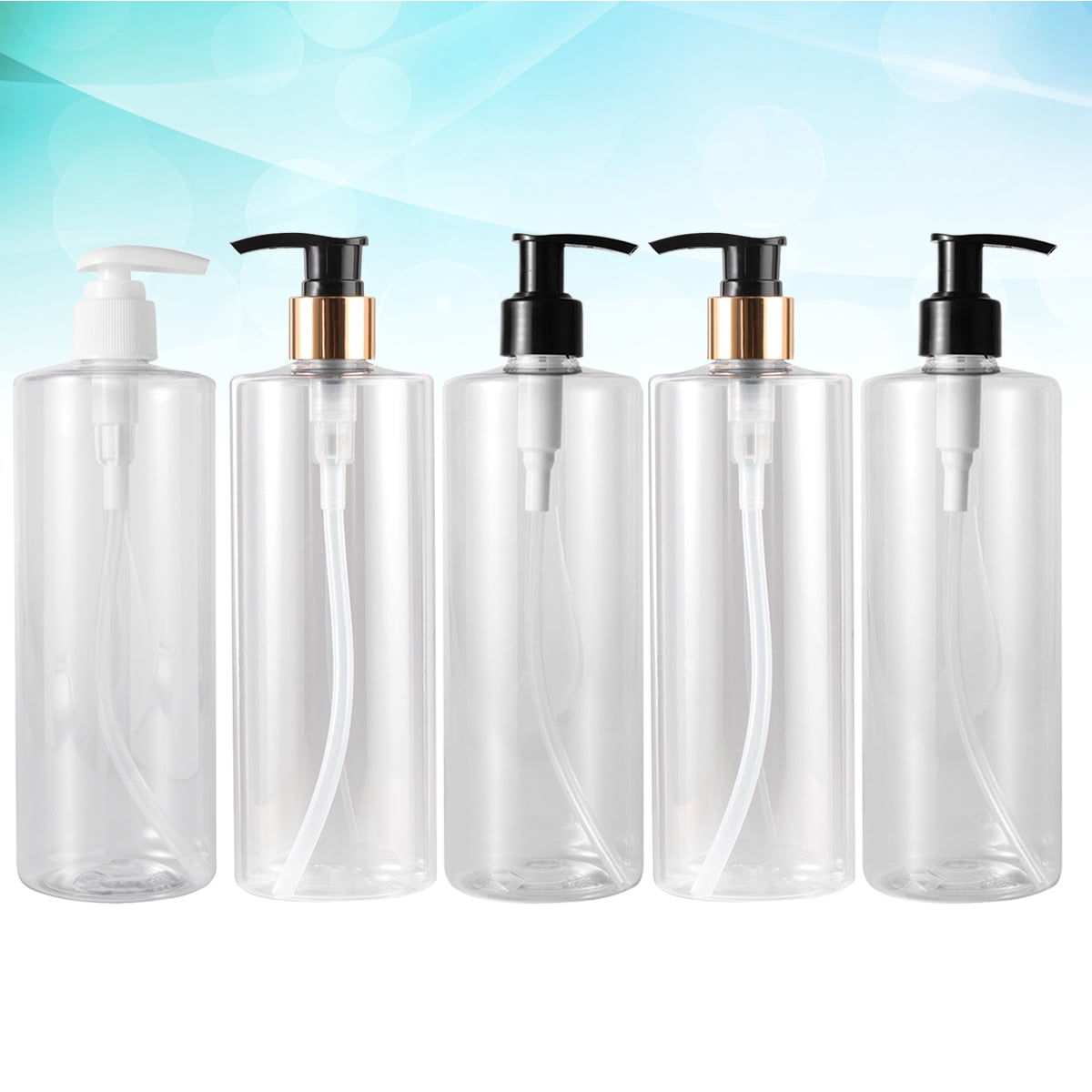 Zehuanyu 5 Pcs Pump Dispenser Bottles Emulsion Liquid Soap Container ...