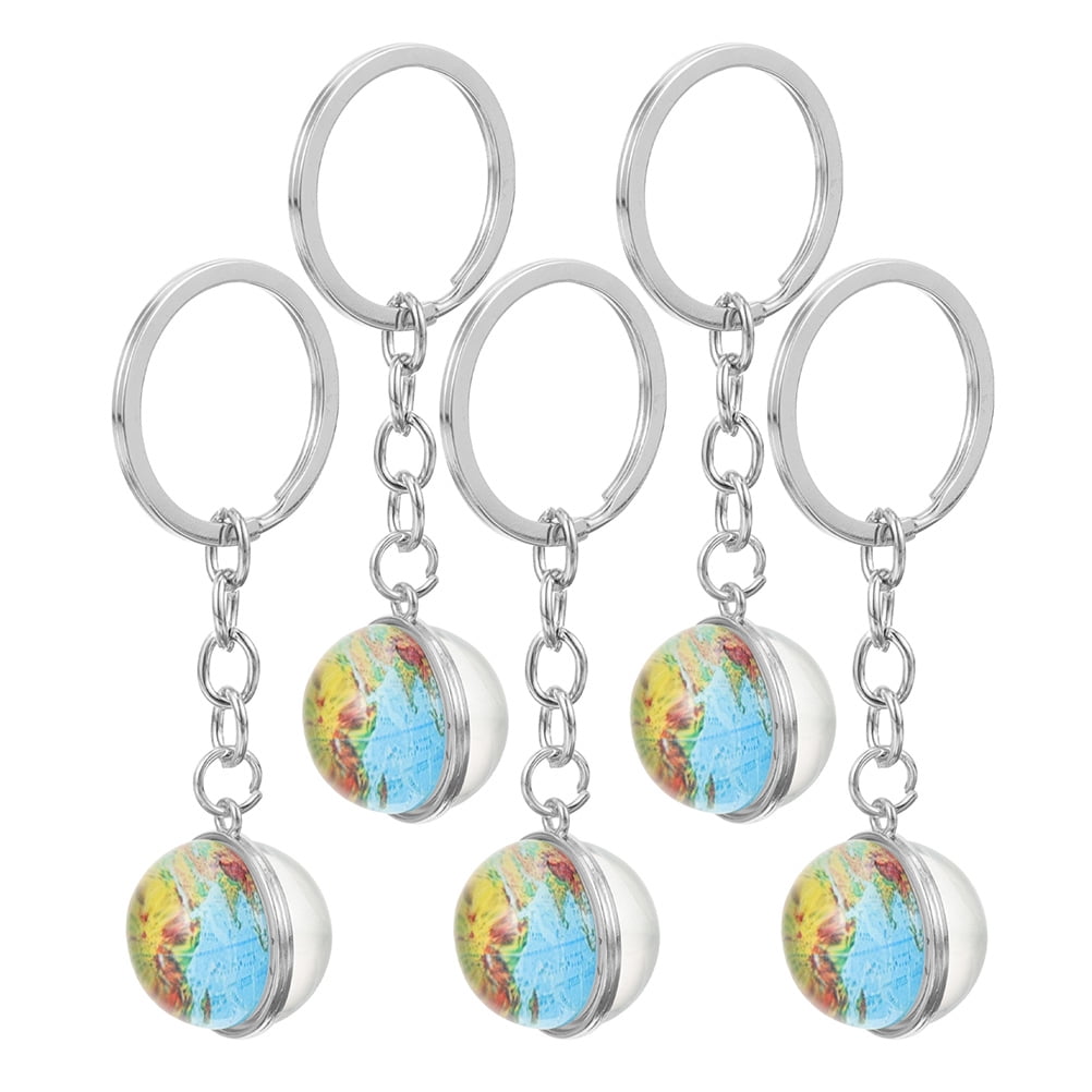Zehuanyu 5 Pcs Portable Garland Multi-purpose Globe Keychain Travel ...