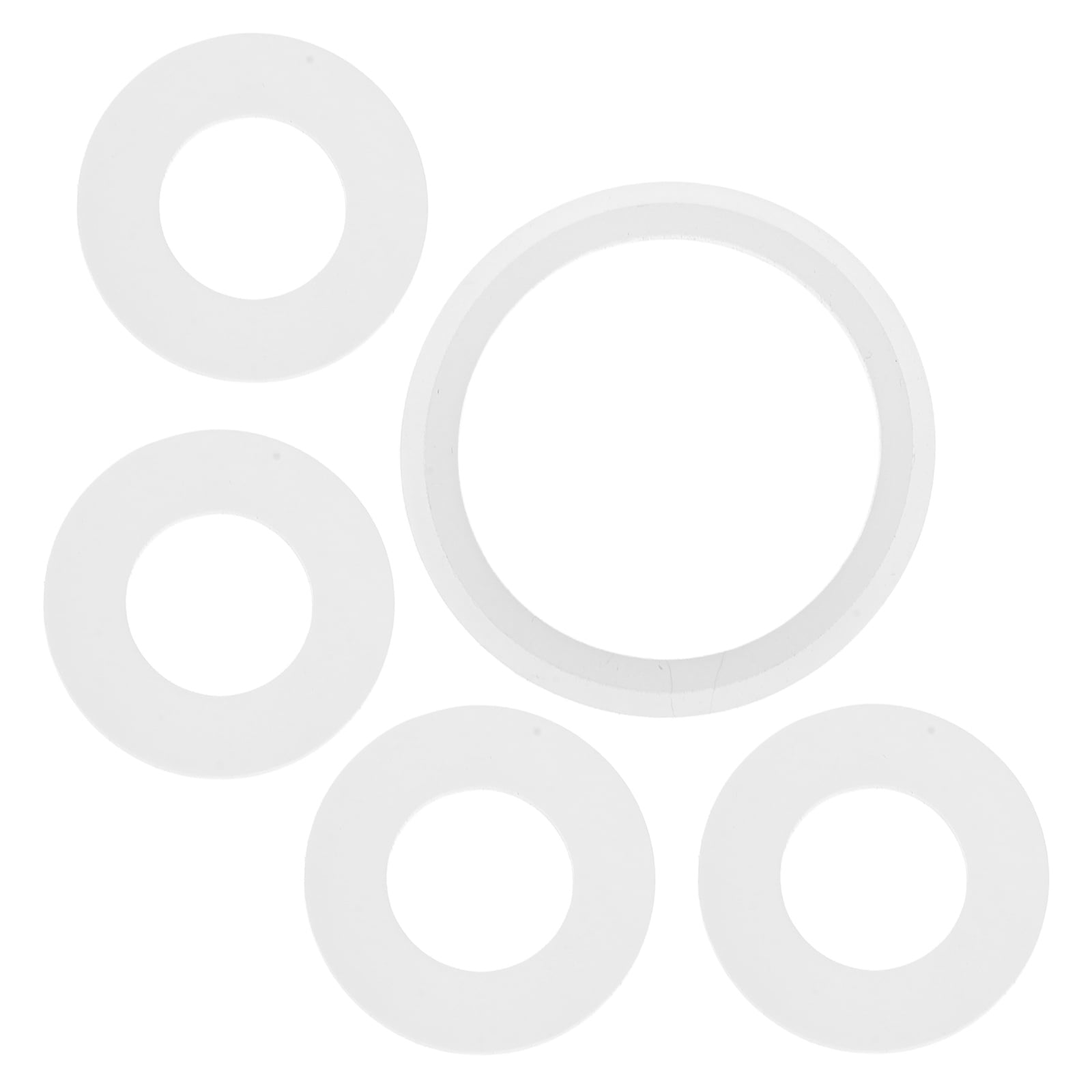 Zehuanyu Set of 5 Remote Nut Connector Seals, White, .70X4.70X0.50CM ...