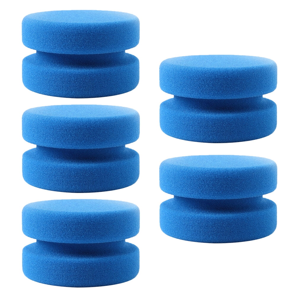 Zehuanyu 5 Pcs Tar Remover for Cars Cleaning Sponge Wax Buffing Pads ...