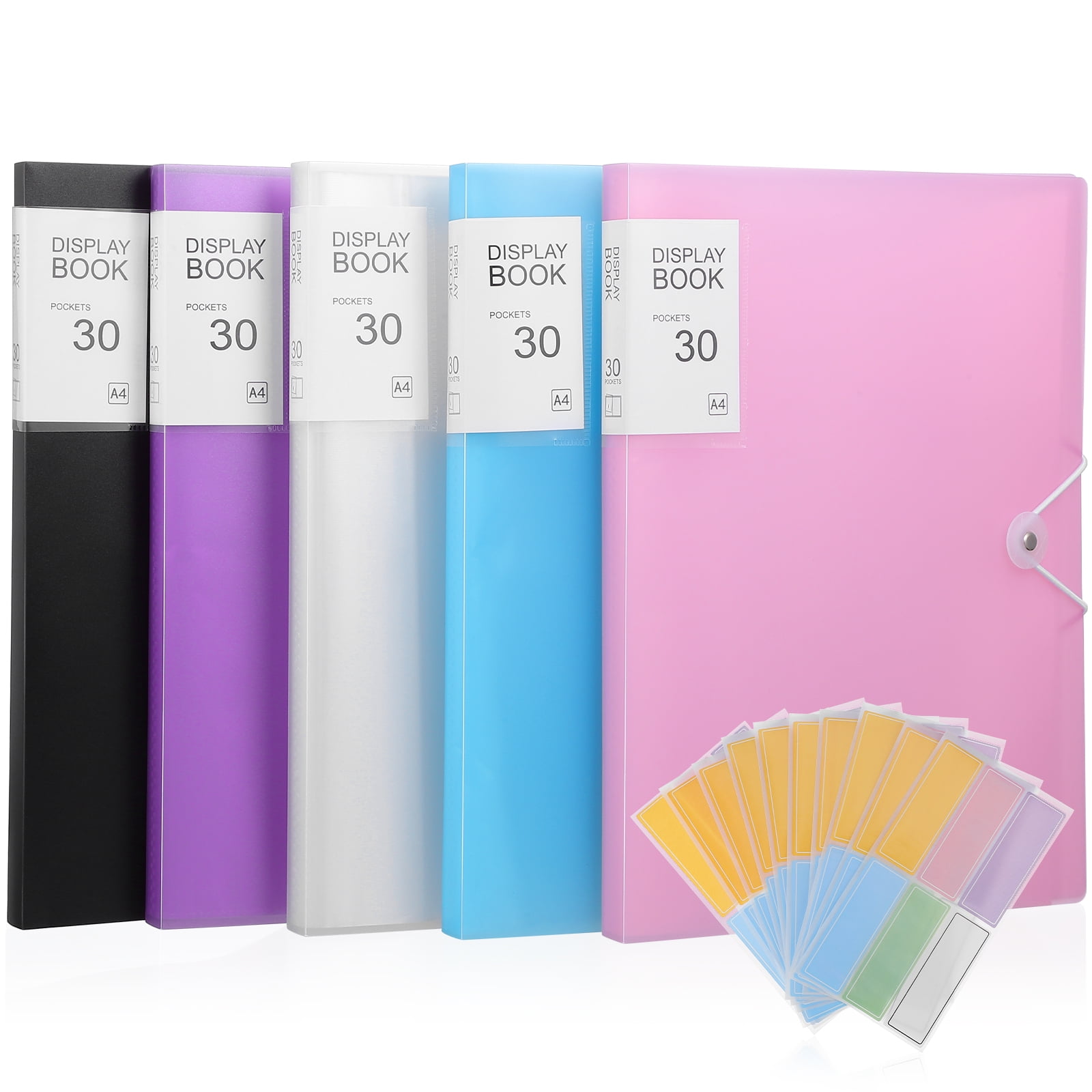 Zehuanyu 5 Pcs Tempered Screen Important Document Organizer Binder Show ...