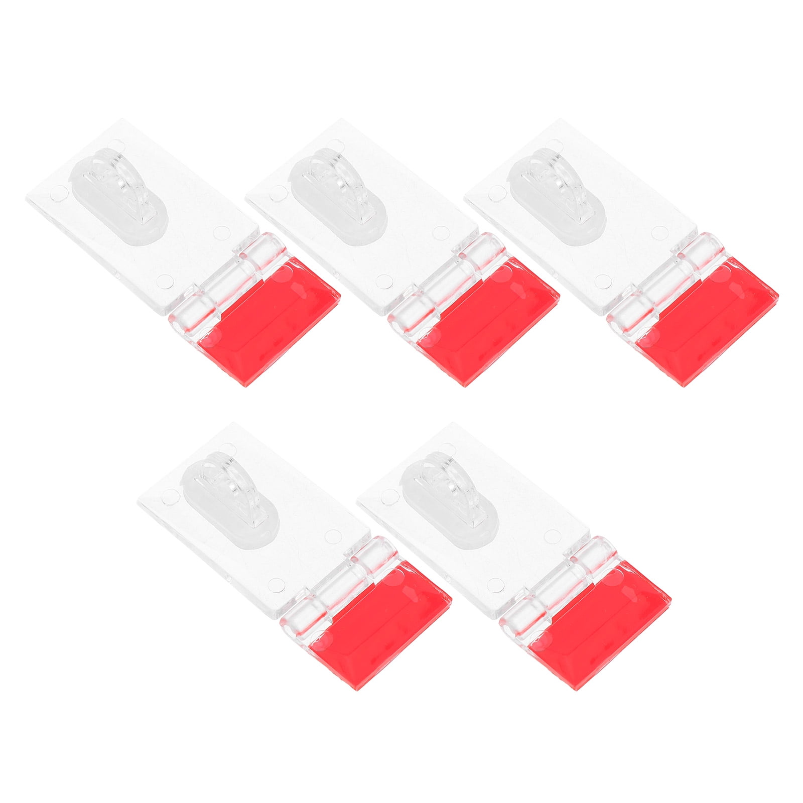 Zehuanyu 5 Sets Transparent Locking Hasp for Doors Acrylic Latch ...