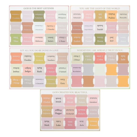 HEMOTON Multi Colored Bible Tabs for Efficient Reading and Easy ...
