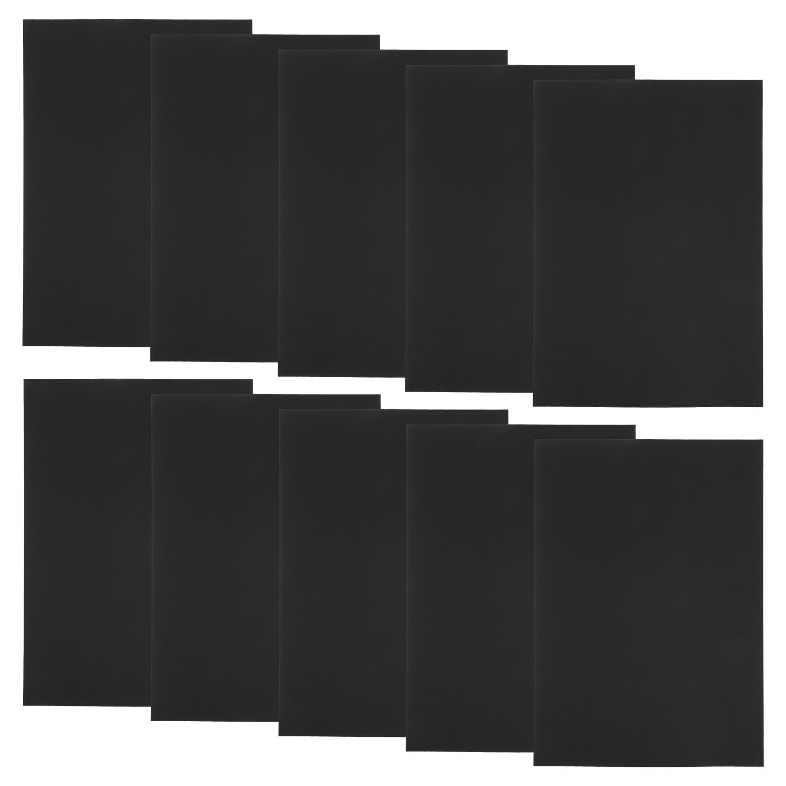 Zehuanyu 50 Pcs Board Clip Table Hard-bristled Card Stock Black ...