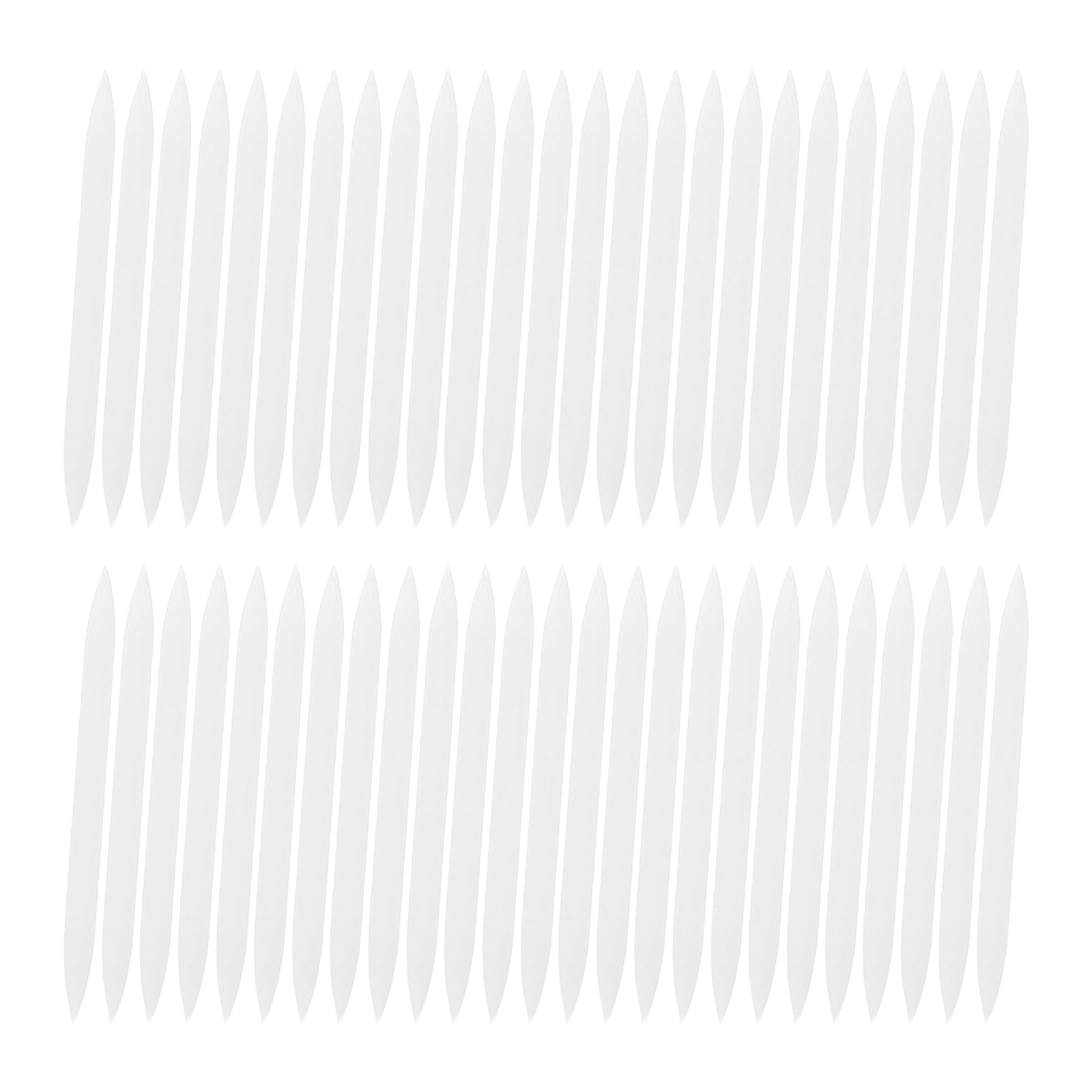 White Replaceable Silicone Brush Heads for Eye Shadow 50pcs Precision ...
