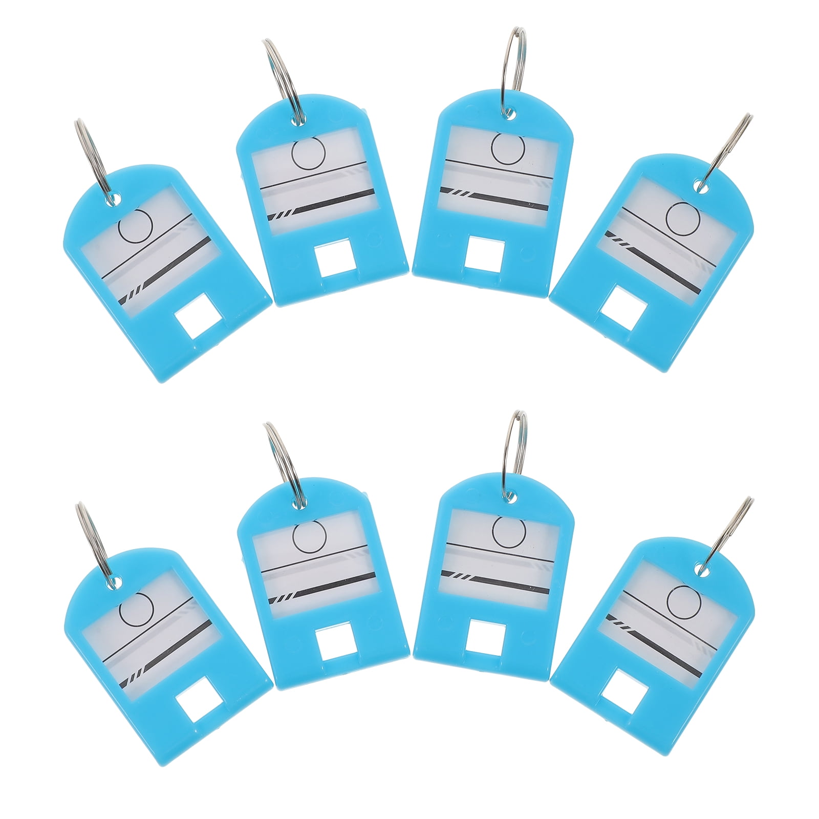 Zehuanyu 50 Pcs Key Tag Cute Chain Luggage Binding Strap Cruisers ...