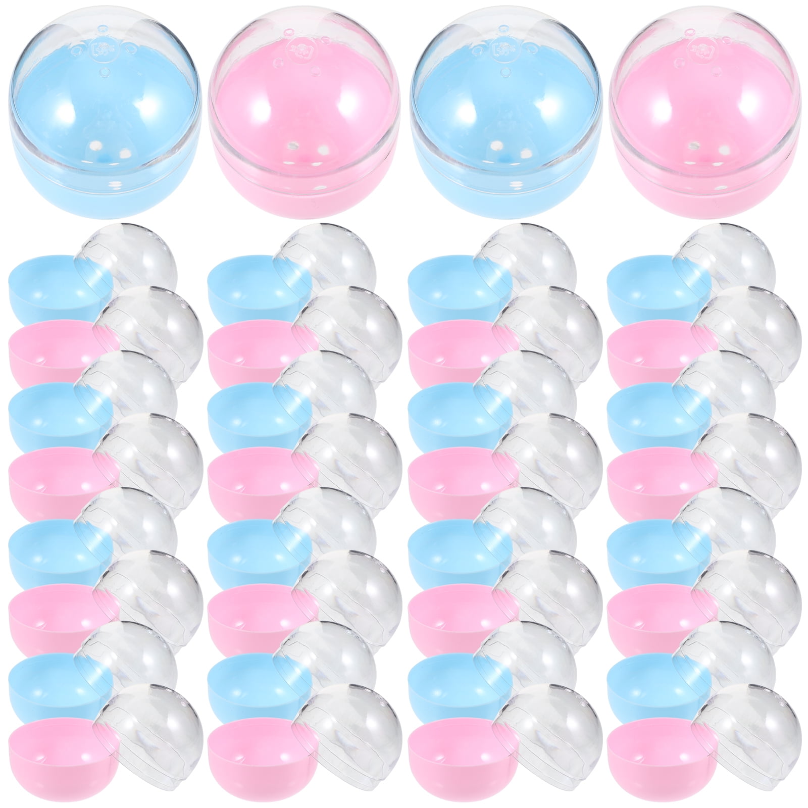 Zehuanyu 50 Pcs Plastic Packaging Ball Empty Vending Machine Balls ...