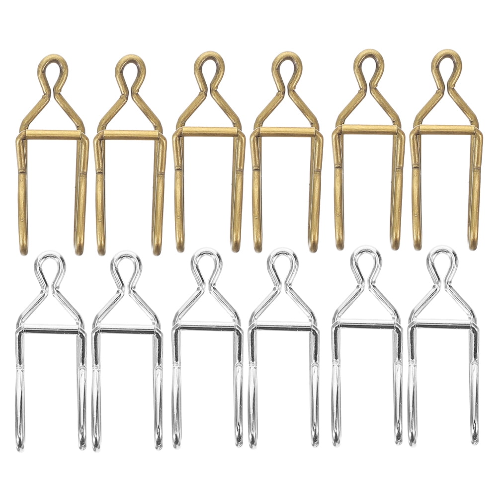 Zehuanyu 50 Pcs Pocket Watch Clasp Keychain Rectangular Fastener ...