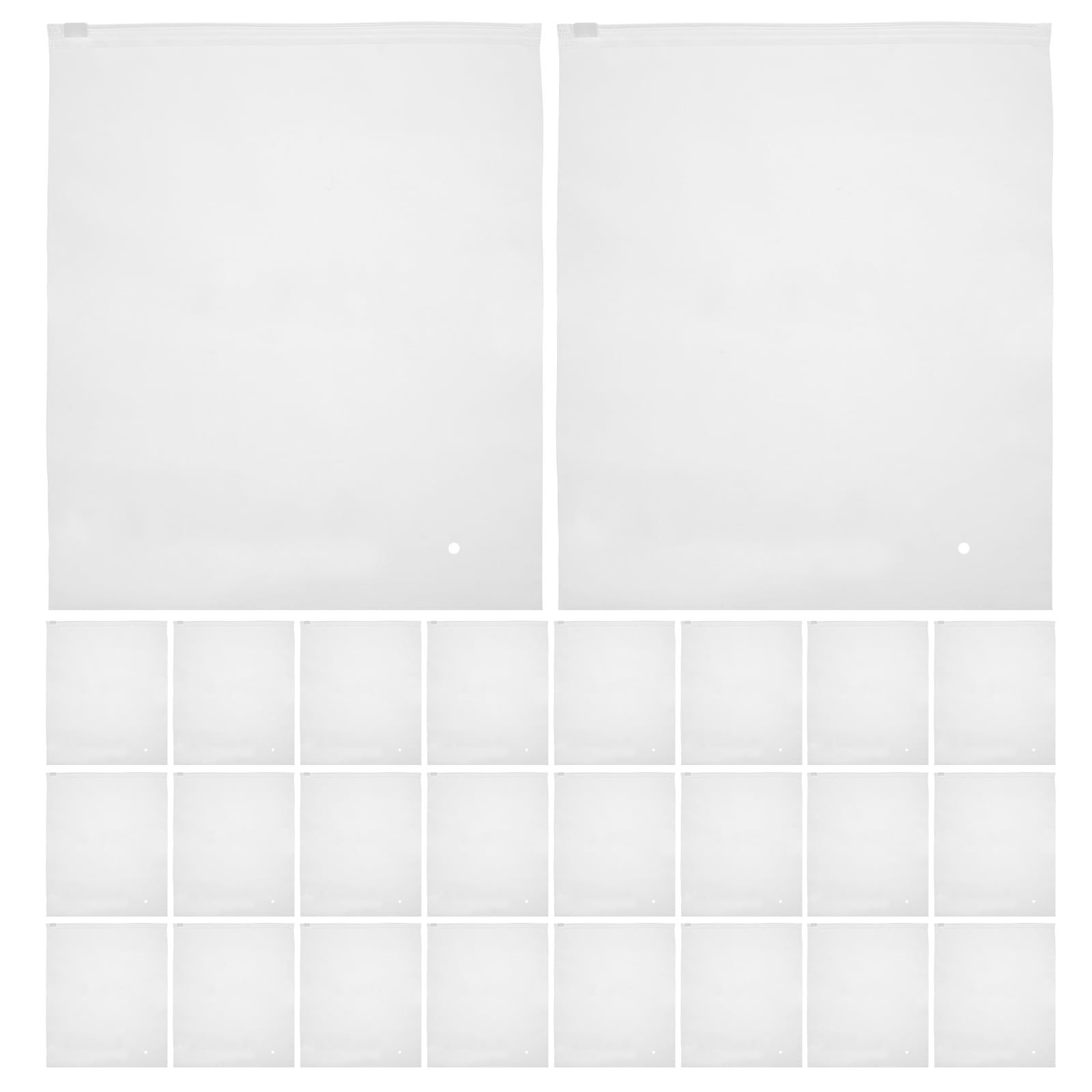 Phenofice Clear Plastic Bags For Packaging Cosmetics 50Pcs 11.59X9.82X0 ...