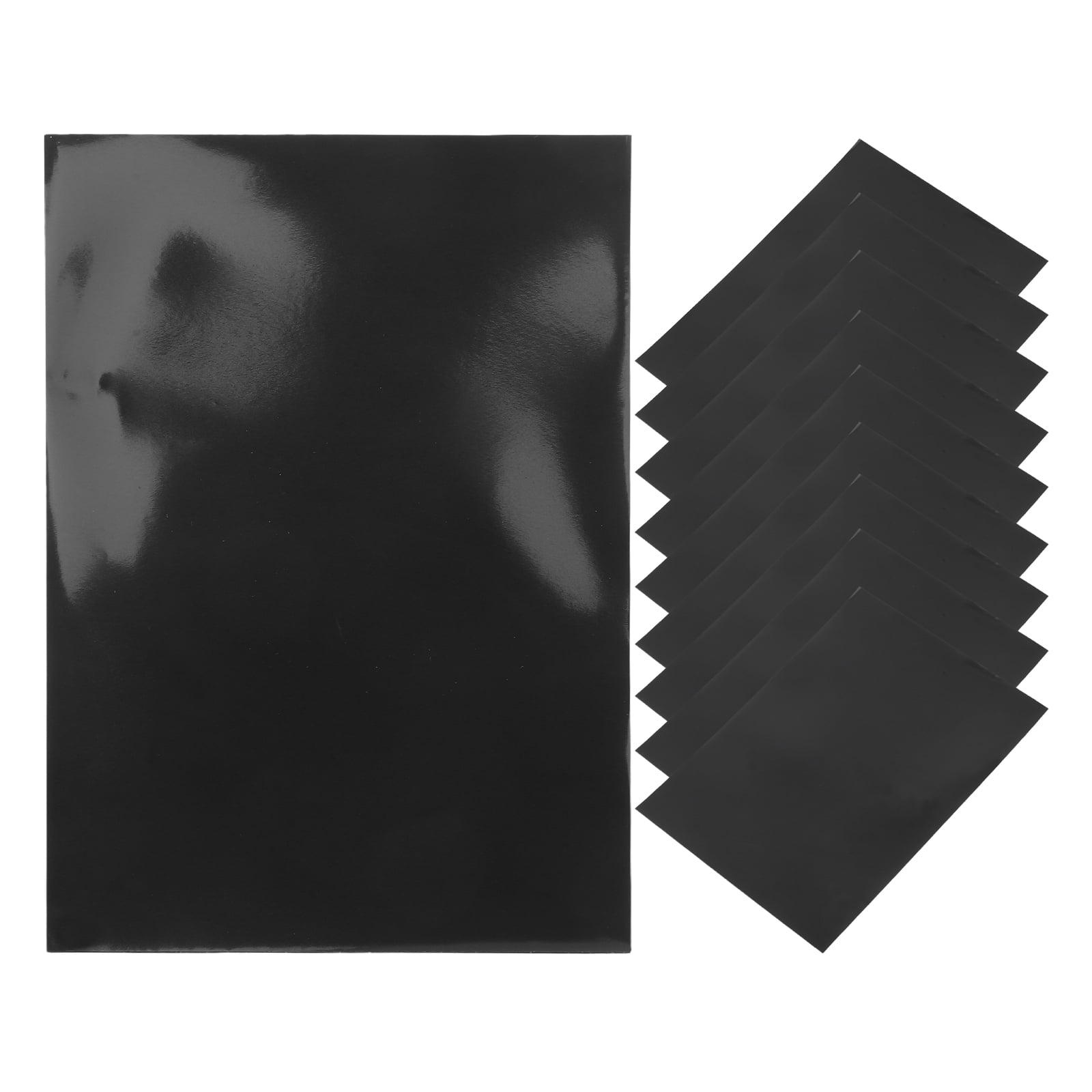 Zehuanyu 50 Pcs Storage Bins with Lids Frosted Solid Color Card Holder ...