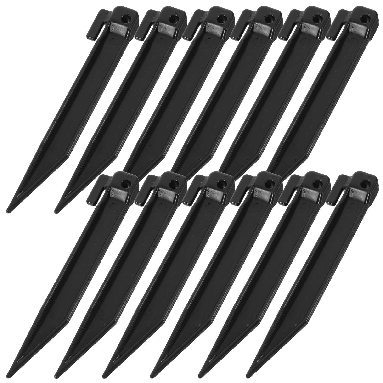 Zehuanyu 50 Pcs Suspender Clips Heavy Duty Lawn Mower Ground Spikes ...