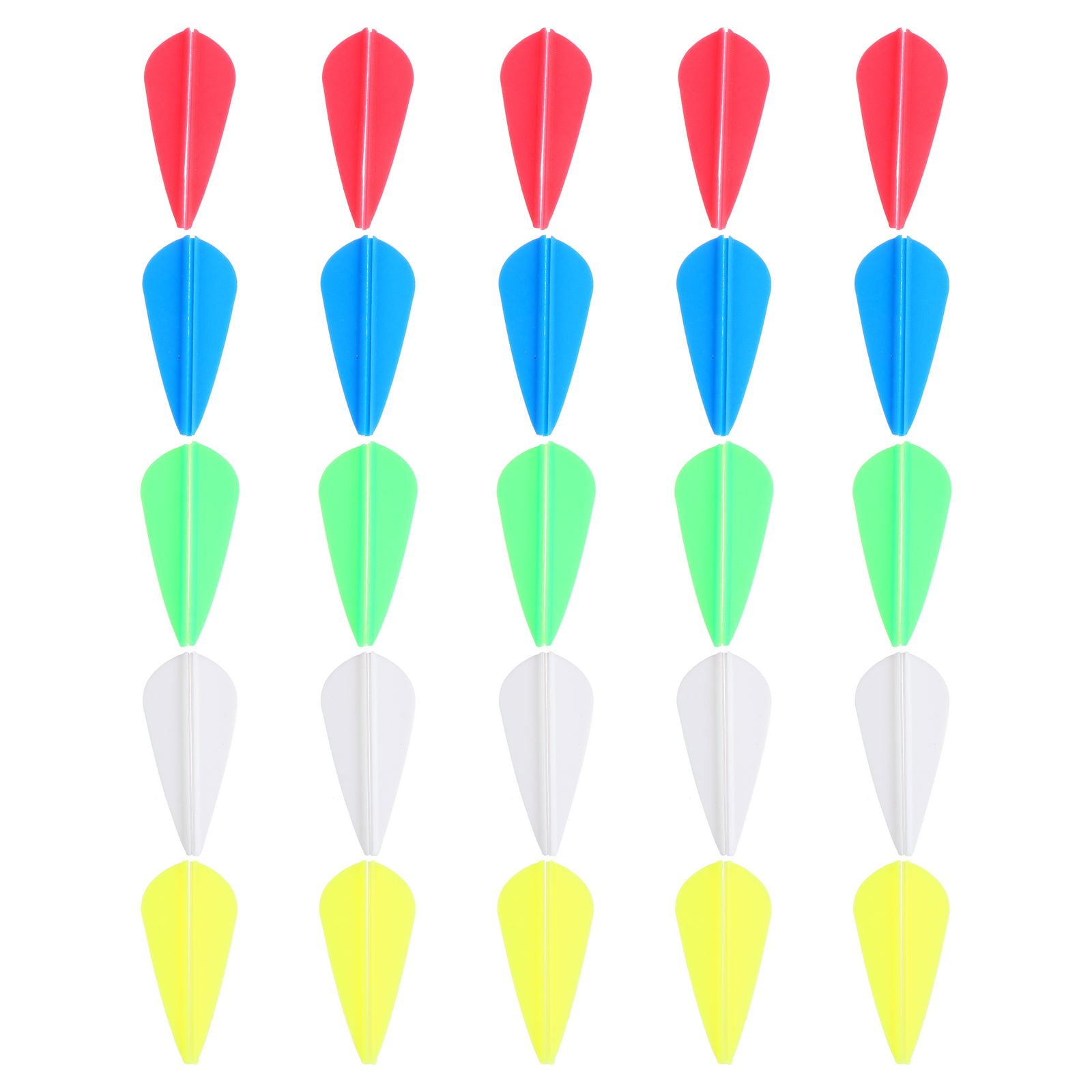 Zehuanyu 50Pcs Arrow Vanes Rubber Arrow Feather Rubber Fletchings ...