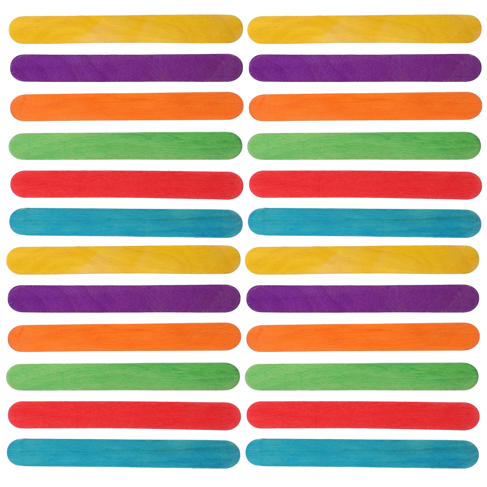 Zehuanyu 50 Pcs Bulk Popsicles Handmade Color Ice Cream Stick - Walmart.com
