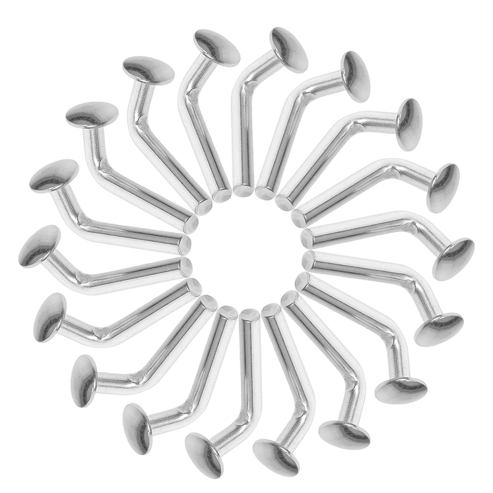 Zehuanyu 50pcs Pallet Rack Drop Pin Galvanized Iron L-Shaped Pin Bolt ...