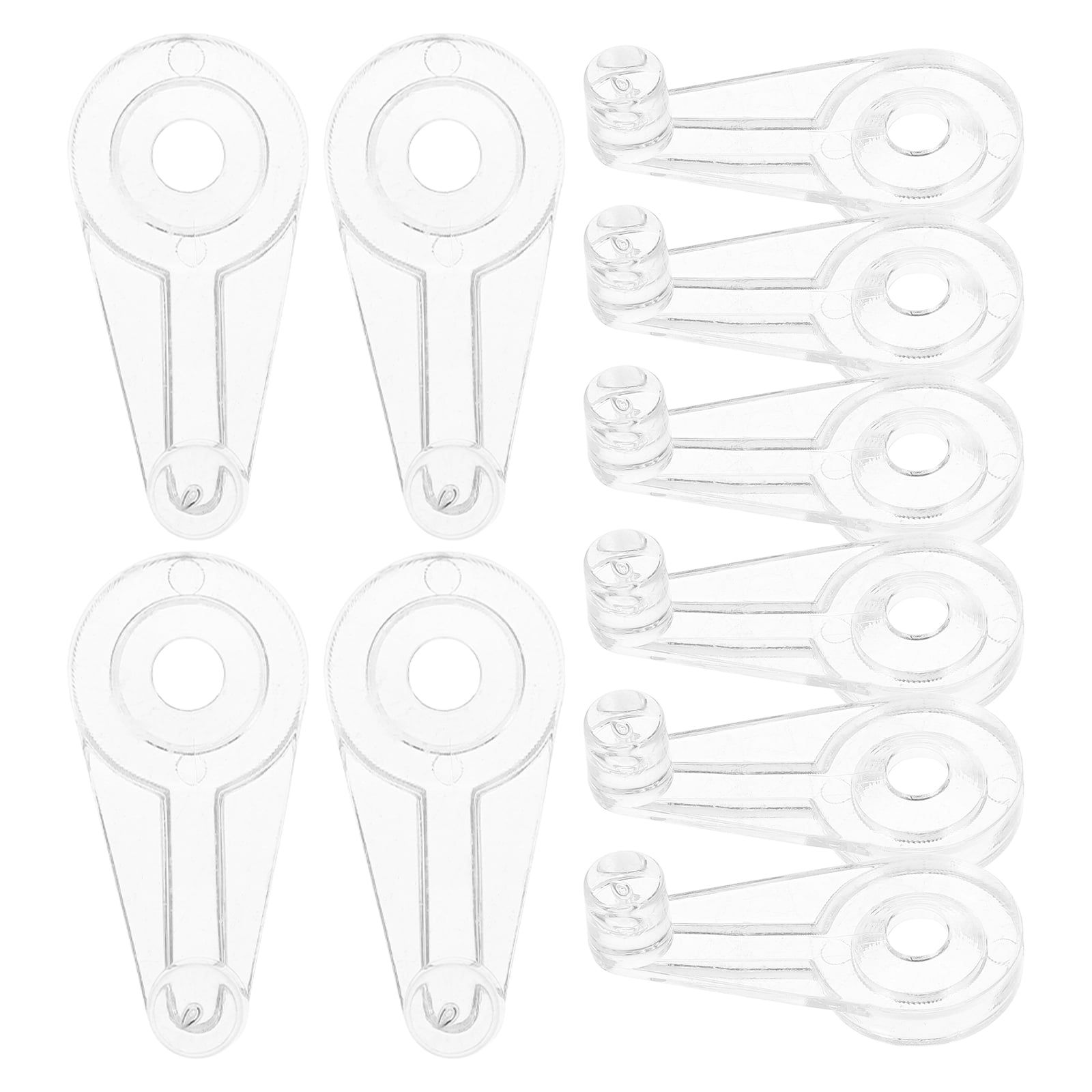 Transparent Acrylic Glass Clips Set for Home Use 50pcs with Screws to ...