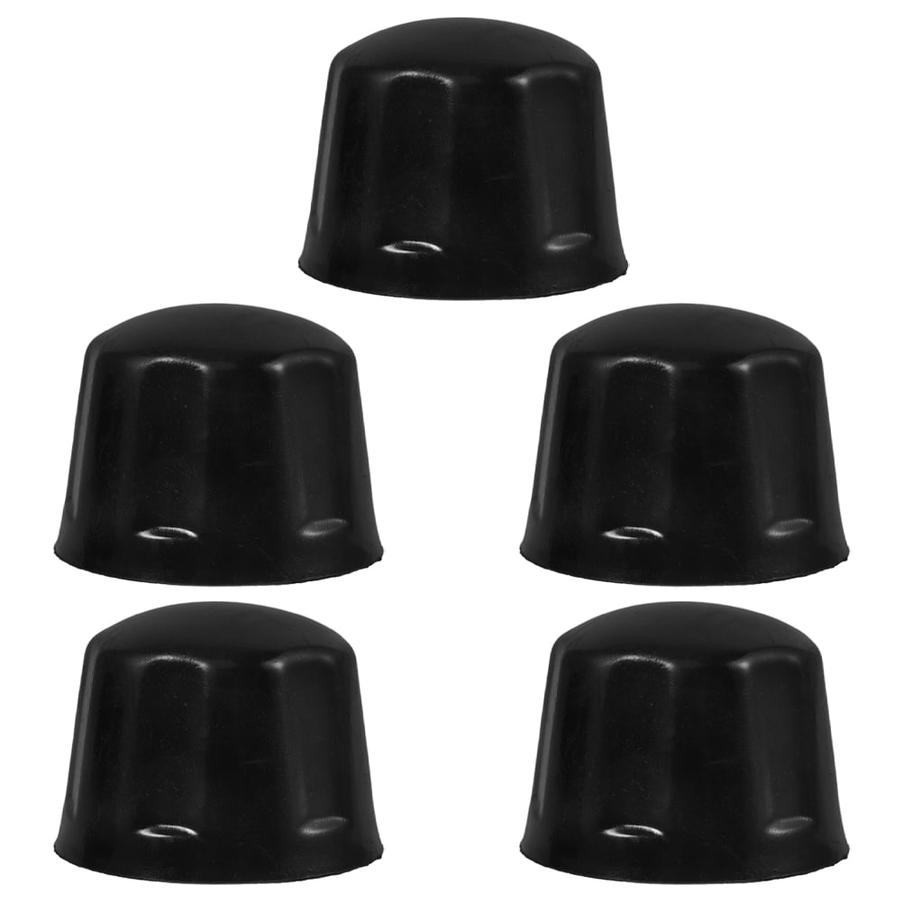 HEMOTON 5pcs Rubber Caps for Trailer Wheels Spare Tire Cover Rim ...