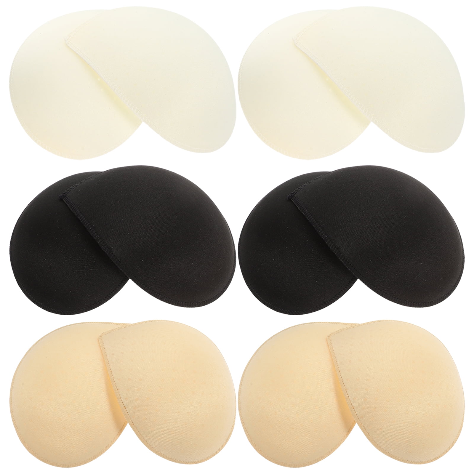 Zehuanyu 6 Pairs Bikini Padding Inserts Normal Bra Pads Easy to Replace ...