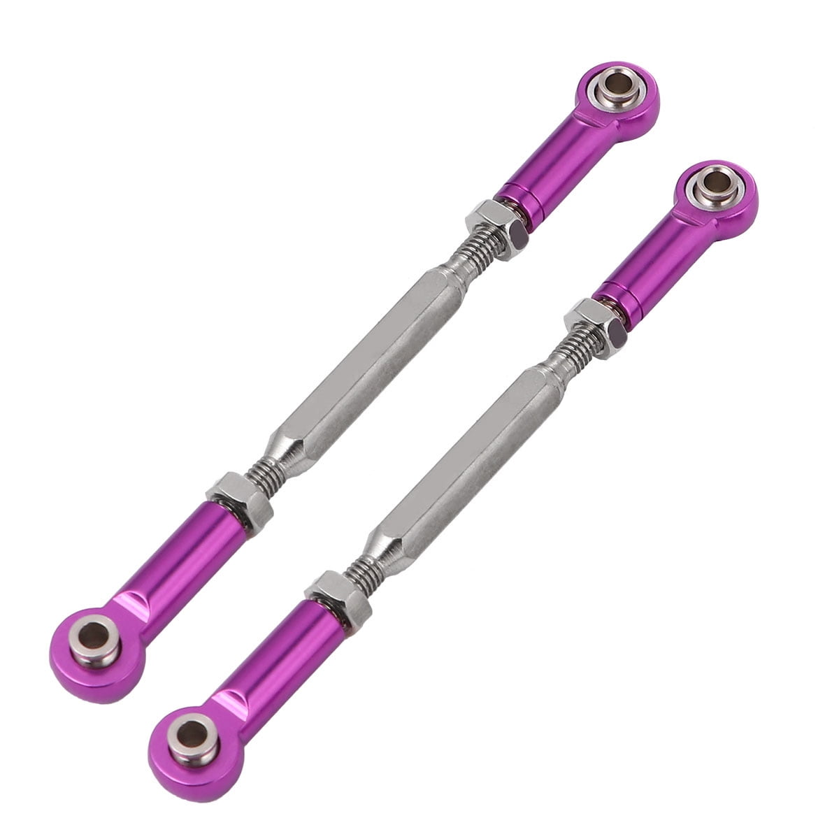 Hytrove Adjustable Turnbuckle Linkage Pull Rod Aluminum Alloy 6Pcs ...