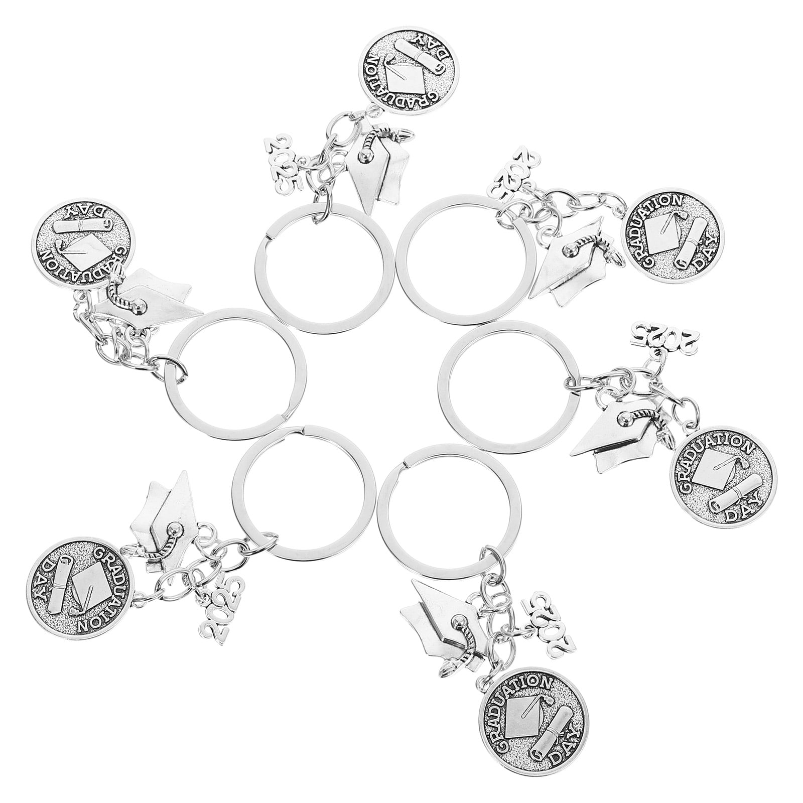 Zehuanyu 6 Pcs Graduation Keyrings 2025 Souvenir Ideas Present for Her ...