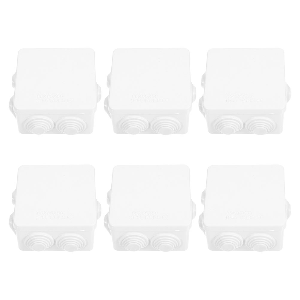 Zehuanyu 6 Pcs Junction Boxes Outdoor Projector Enclosure Small Spray ...