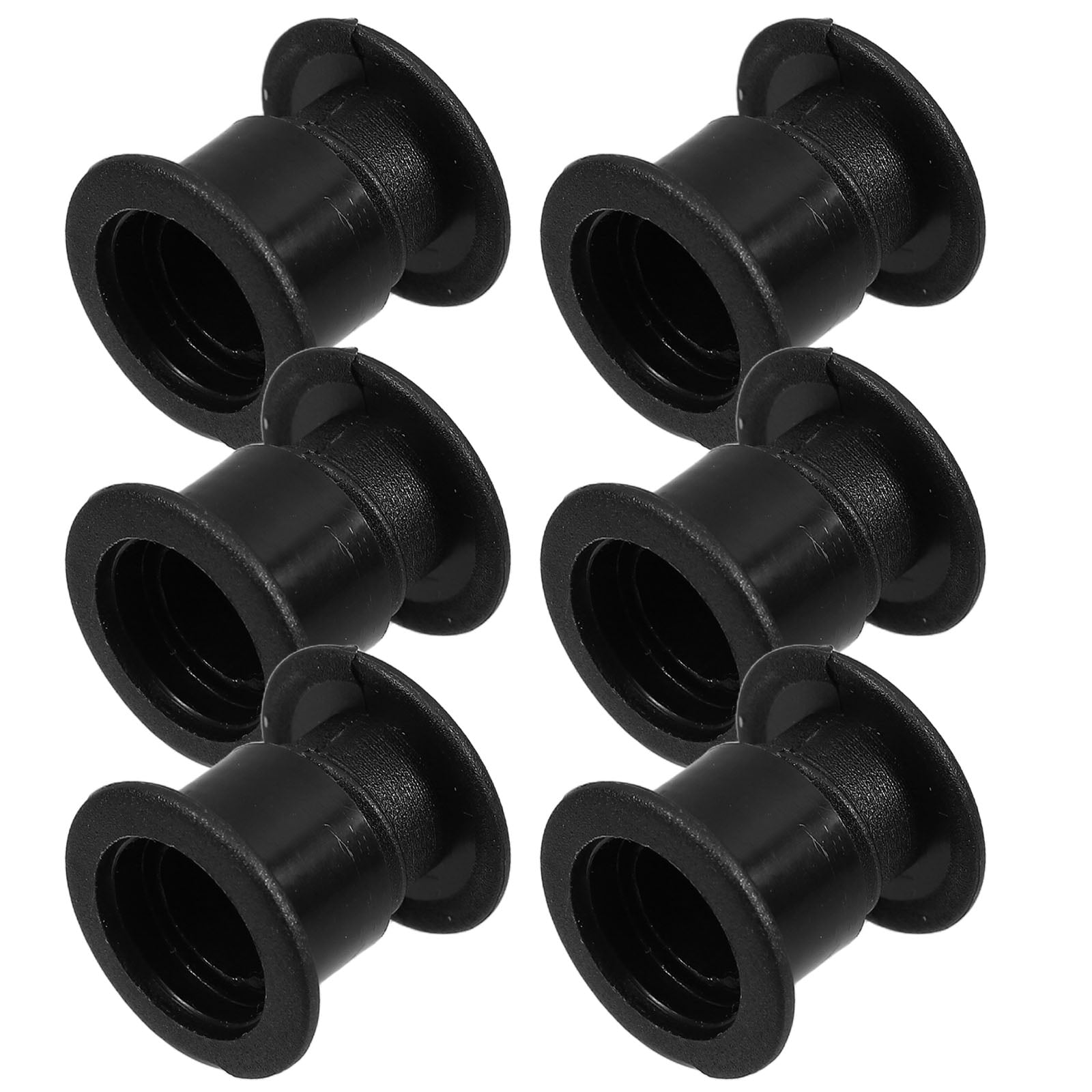 SOPOTUTU 6Pcs Black Plastic Foosball Bearings Table Football Rod ...