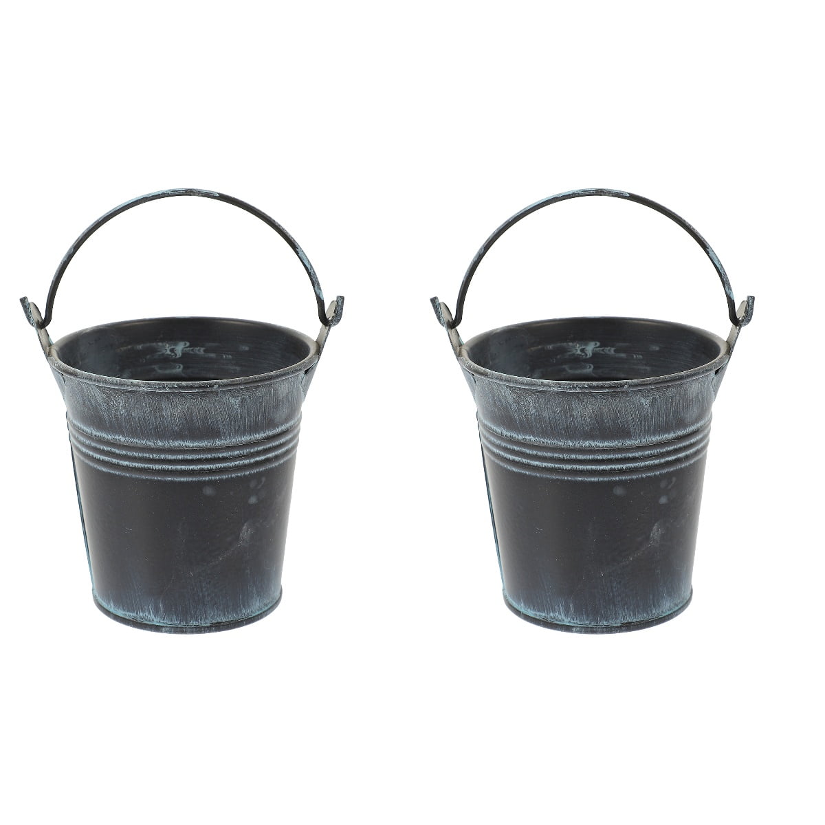Zehuanyu 6 pcs Vintage Mini Iron Buckets Small Flower Buckets Mini ...